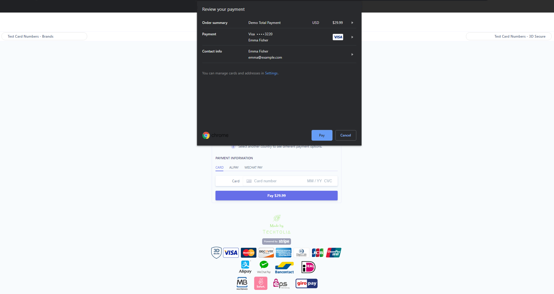 Stripe Checkout In Asp Net Web Forms Application Built With C And